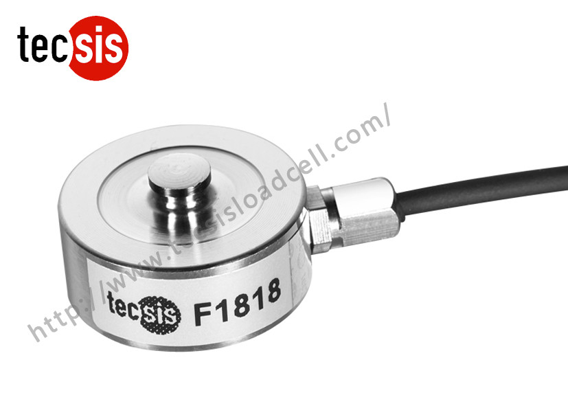 Small Tank Weighing Compression Load Cell Strain Gauge , Button Type