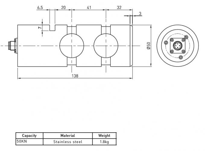 High Precision Micro Load Pin Load Cells Force Measuring Sensor
